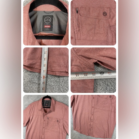 Wrangler | Shirts | Mens Wrangler Atg Shirt Large | Poshmark